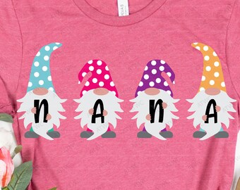 Mama Gnome Mother's Day DIGITAL Svg Cut File, Gnome Svg, Happy Mother's ...