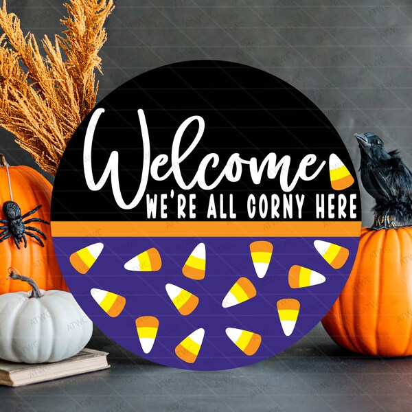 Candy Corn Sign - Etsy