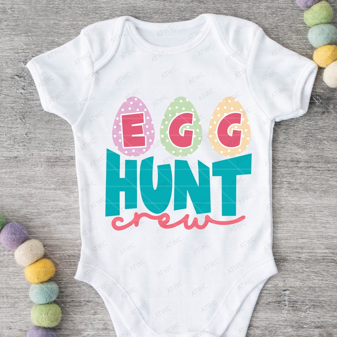 Egg Hunt Crew Easter Spring DIGITAL SVG Cut File, Egg Hunt Svg, Hunting ...