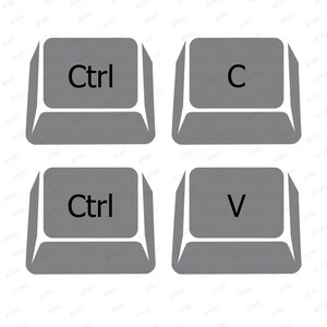 Father's Day Ctrl C Ctrl V DIGITAL Svg Cut File, Control C Control V ...