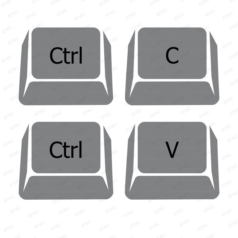 Father's Day Ctrl C Ctrl V DIGITAL Svg Cut File Control C | Etsy