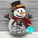 Christmas Snowman Candy Dome With Opening Mechanism DIGITAL Svg Cut ...