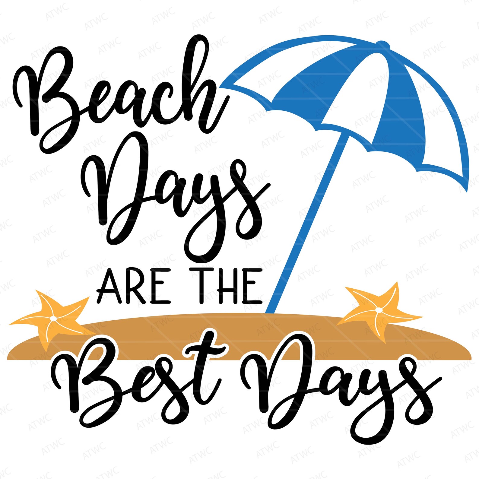 Beach Days Are the Best Days DIGITAL Svg Cut File, Beach Svg, Beach Day ...
