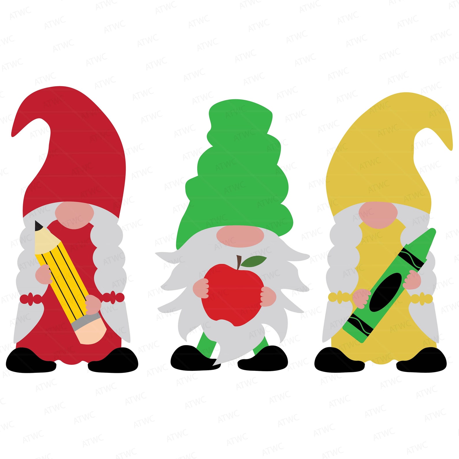 Back to School Gnomes DIGITAL SVG Cut File School Gnomes Svg - Etsy