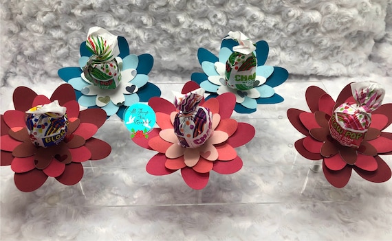 Flower Lollipop Template Candy Holder DIGITAL Cut File - Etsy