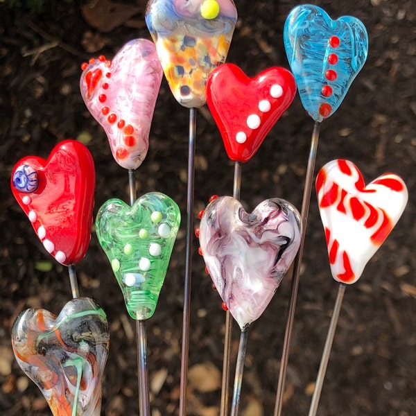 Glass Garden Stakes - Etsy