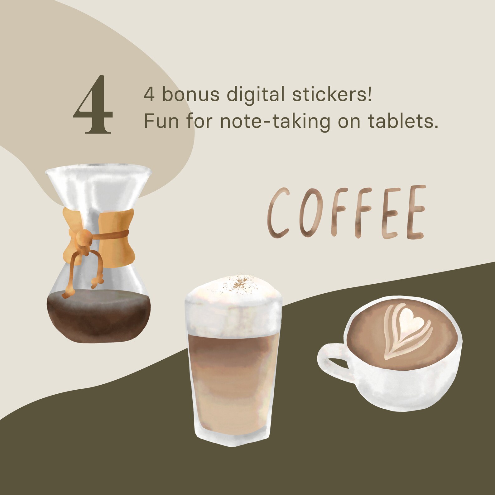 Coffee Tasting Notes PDF • Note-taking Template • 2 Styles, 4 Digital ...