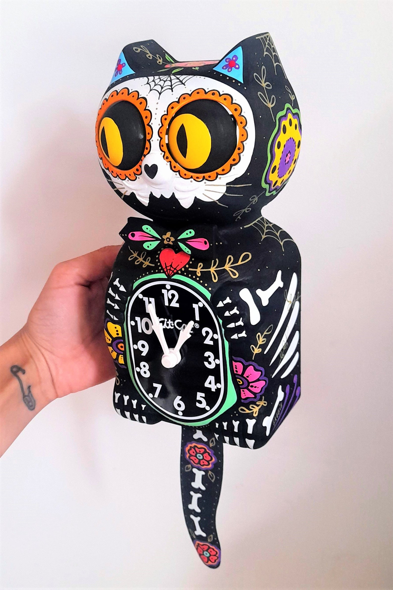 Kit-cat Klock© Custom Clock Original Art Custom Painted - Etsy