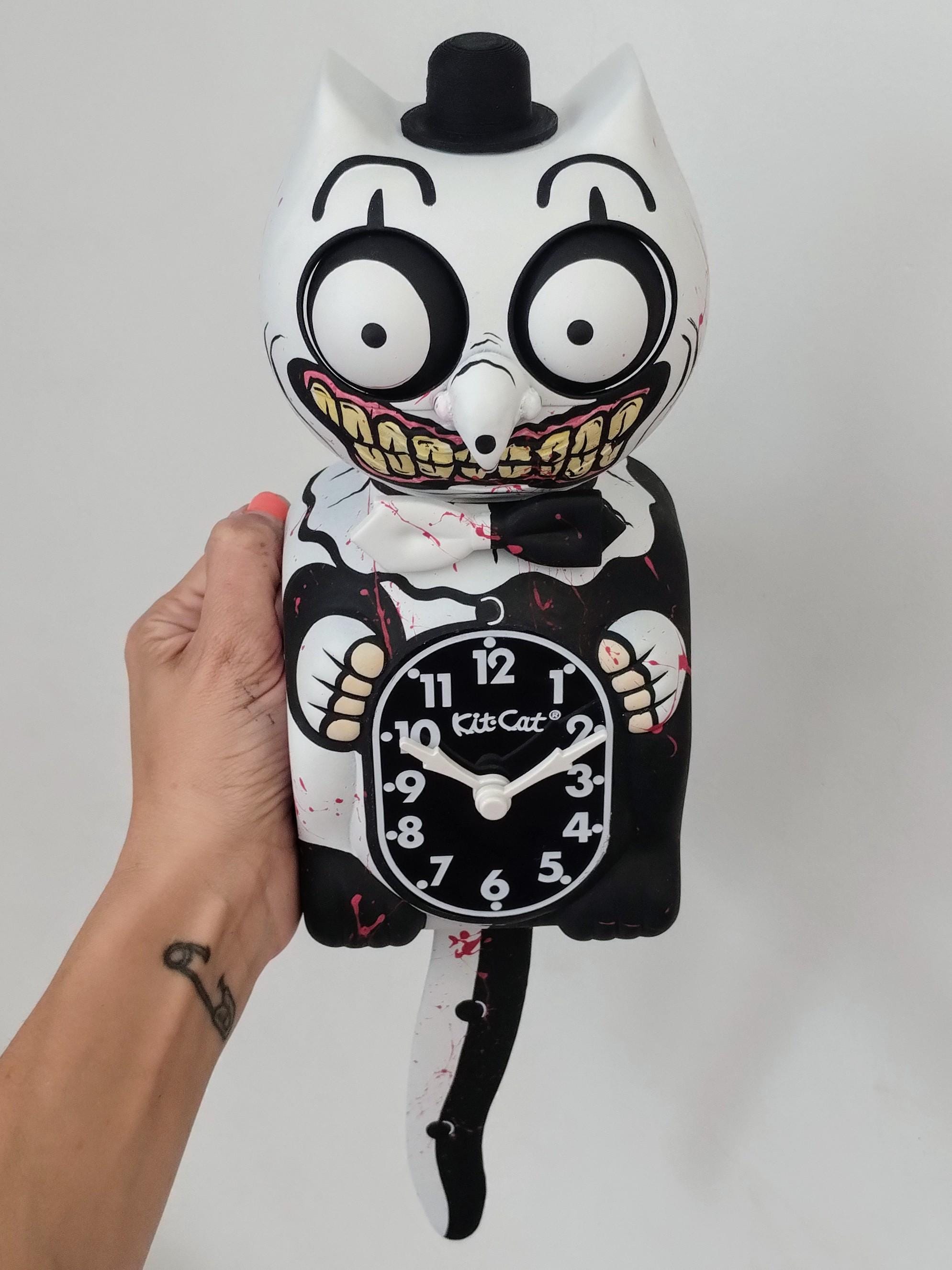 Terrifier Art the Clown Kit-cat Klock© Custom Clock - Original Art ...