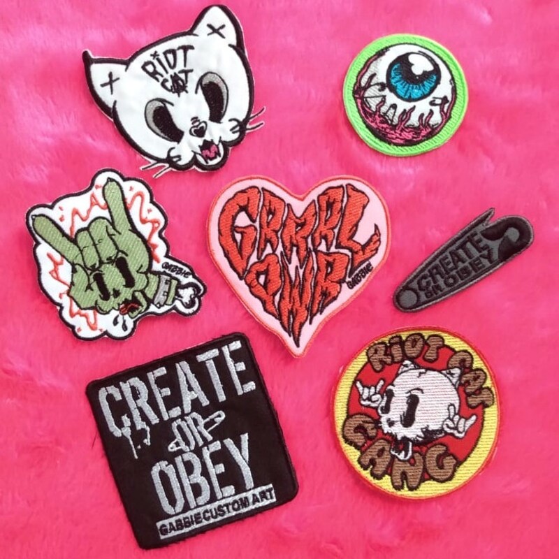 Punk Patches - Etsy