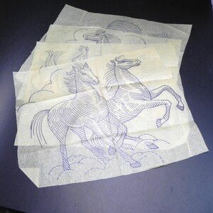 Laura Wheeler Horses Embroidery Pattern 601, Multi-stamp Transfer - Etsy