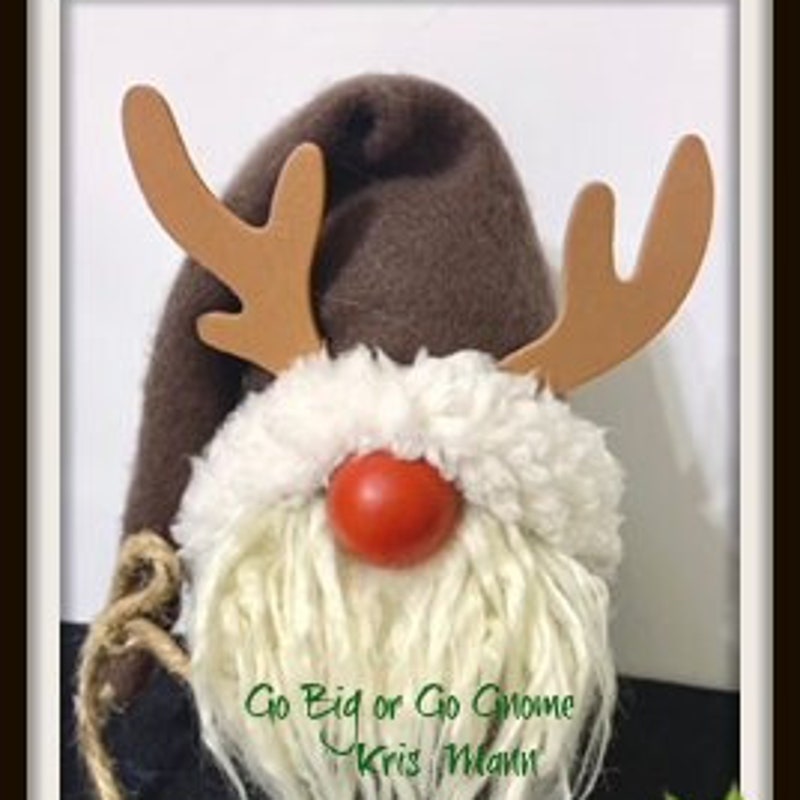 Reindeer Gnome - Etsy