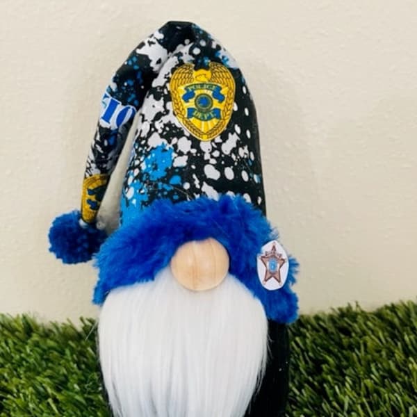 Police Officer Gnome - Etsy
