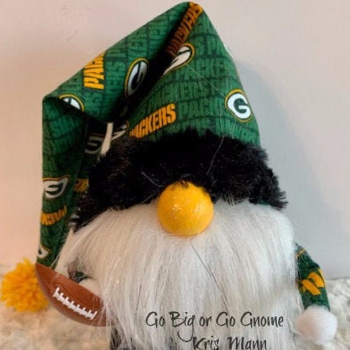 Green Bay Packer Gnome Ornaments Packer Gnome Packer Decor - Etsy