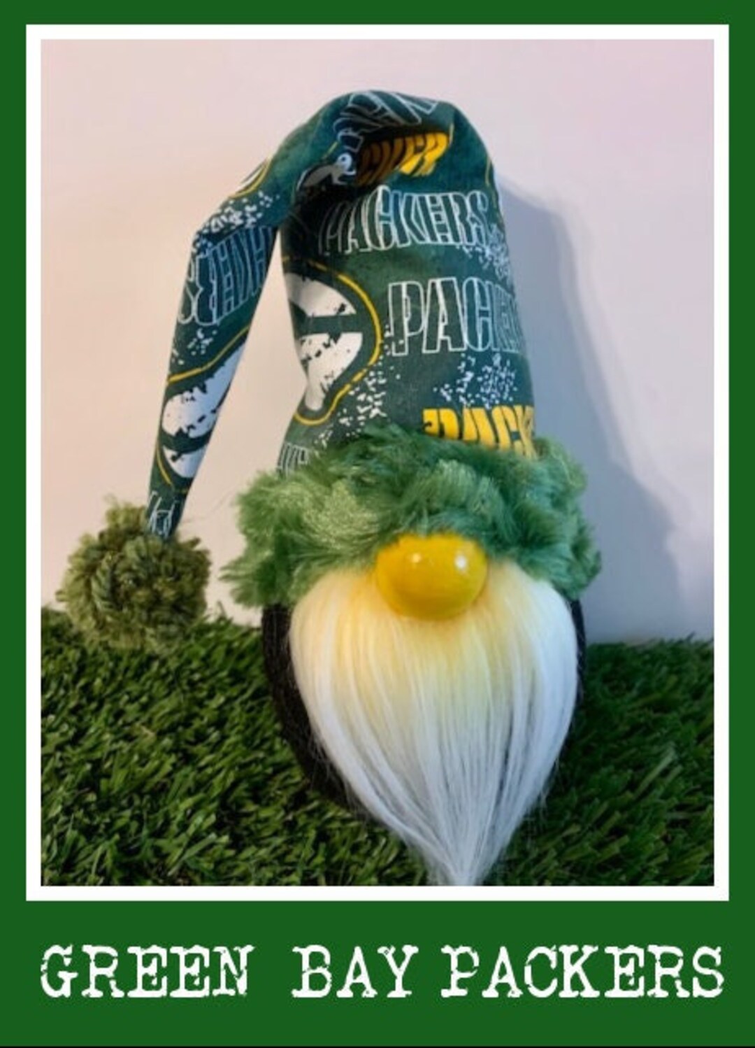 GREEN BAY PACKER Gnome - Etsy