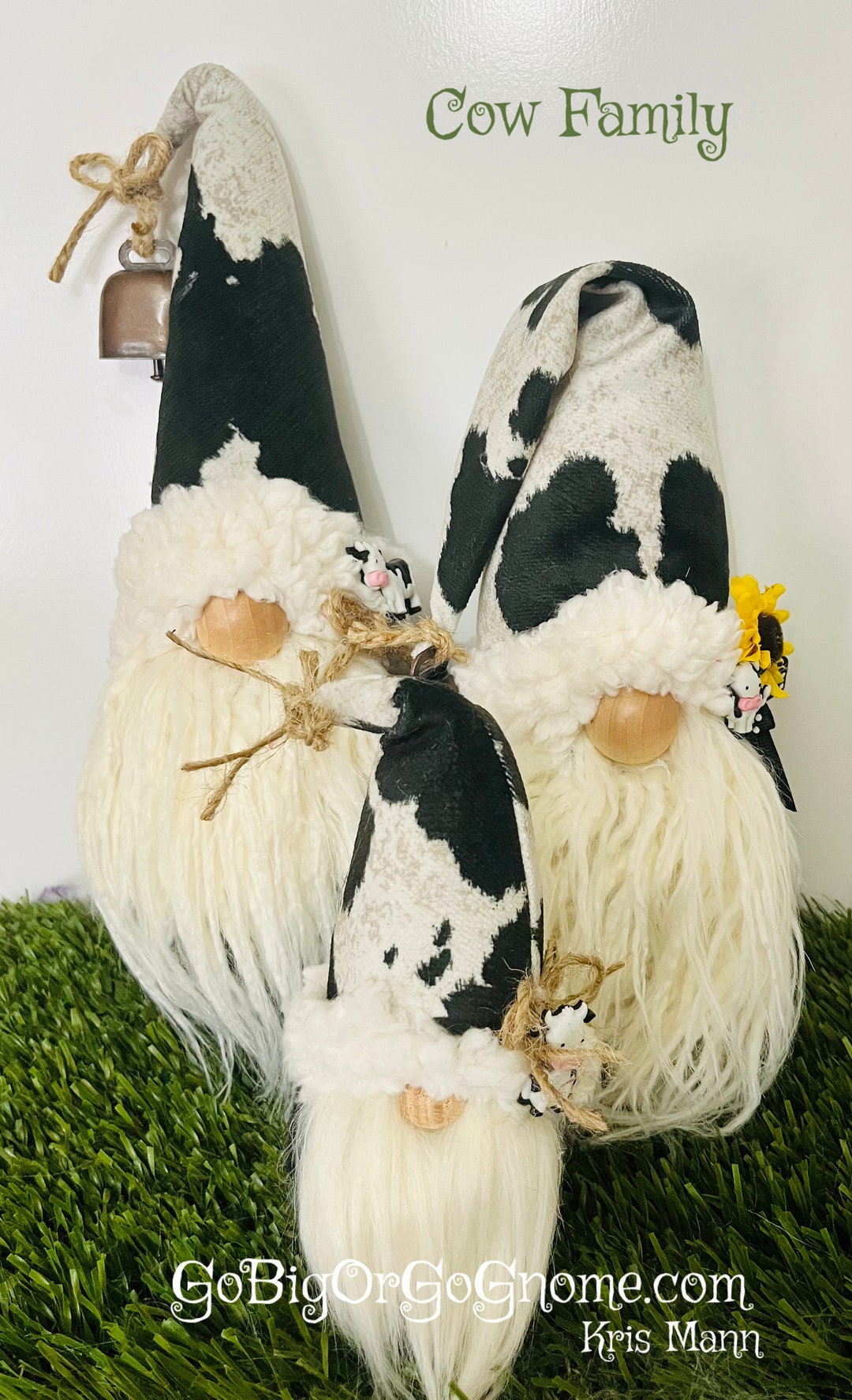 COW FAMILY GNOMES - Etsy