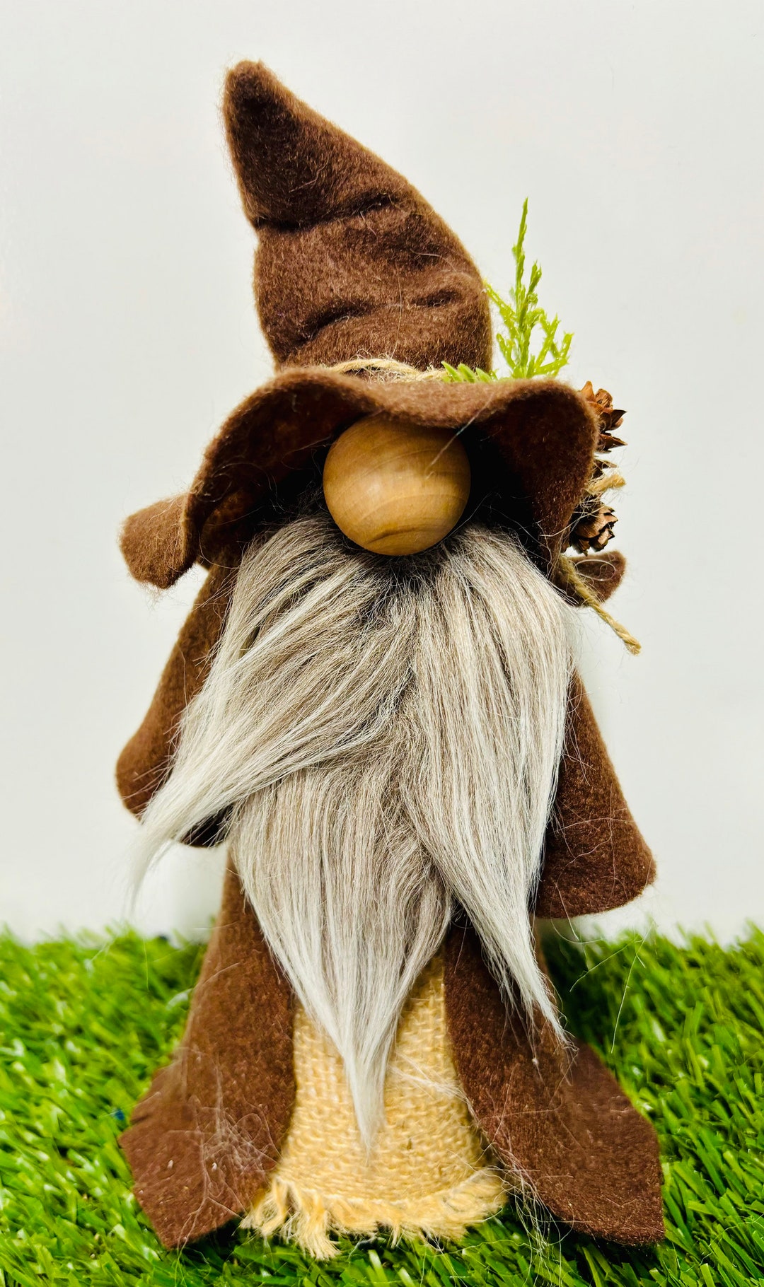 Handmade Wizard Gnome, Rustic Woodland Decor, Forest Wizard, Farmhouse ...