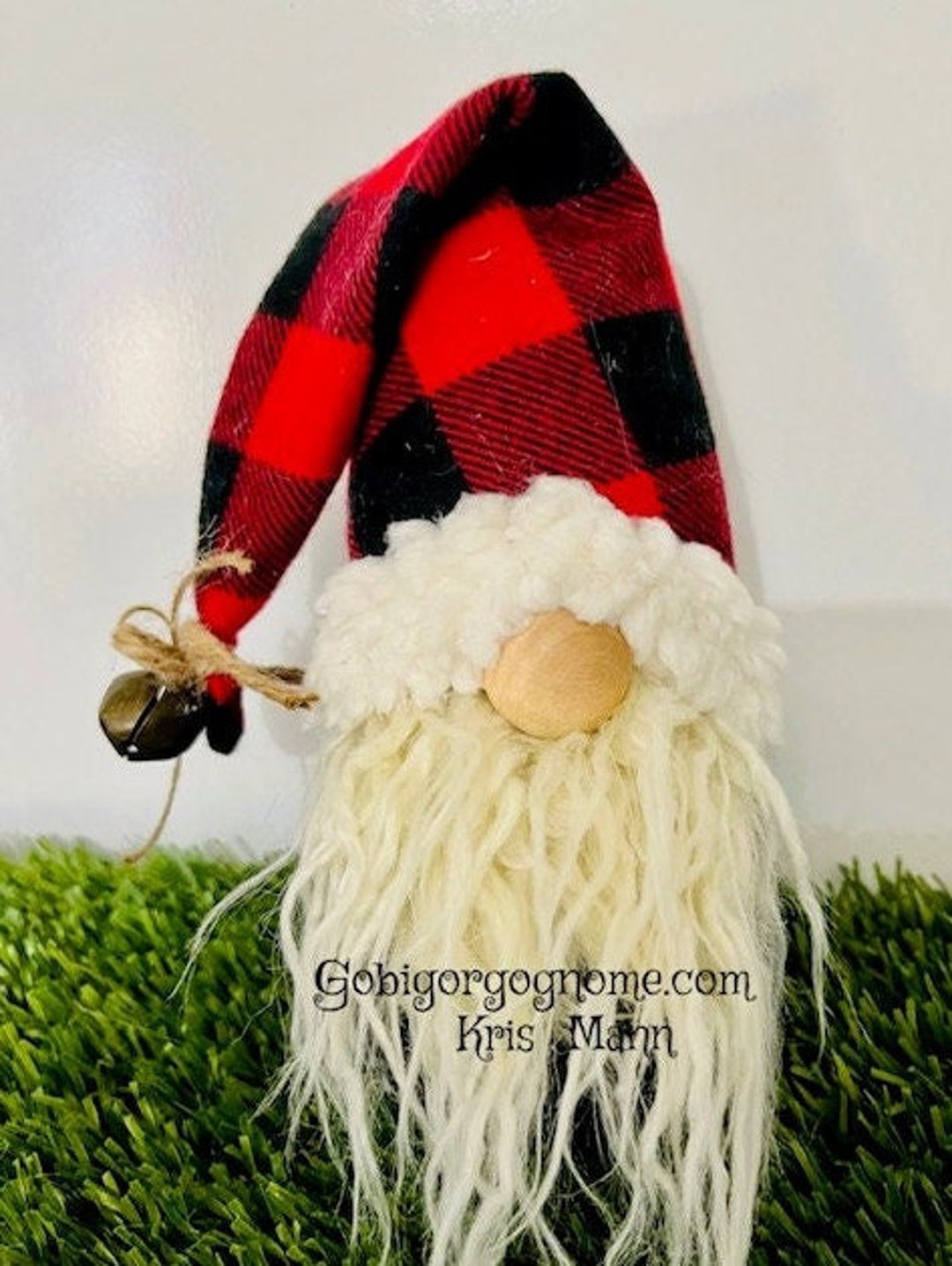 Buffalo Check SANTA - LUMBERJACK Gnome - Etsy