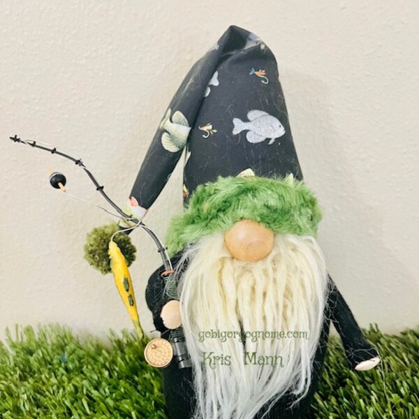 Fisherman Gnome - Etsy
