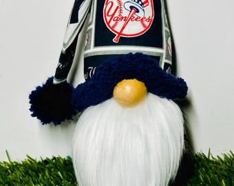 New York Yankees Inspired Gnome, Baseball Gnome, New, Handmade to Order ...
