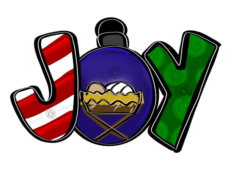 TEMPLATE- JOY Nativity Christmas Door Hanger Template - Etsy