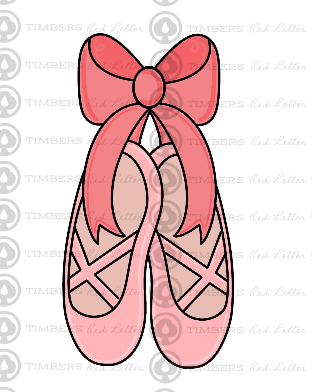 TEMPLATE- Ballet Shoes, Ballerina Door Hanger Template - Etsy