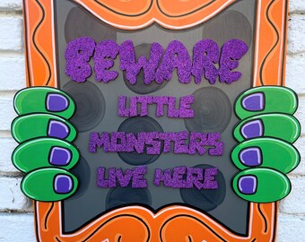 Little Monsters Door Hanger - Etsy