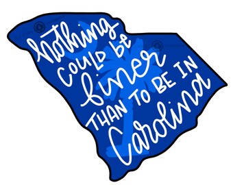 Carolina Door Hanger - Etsy