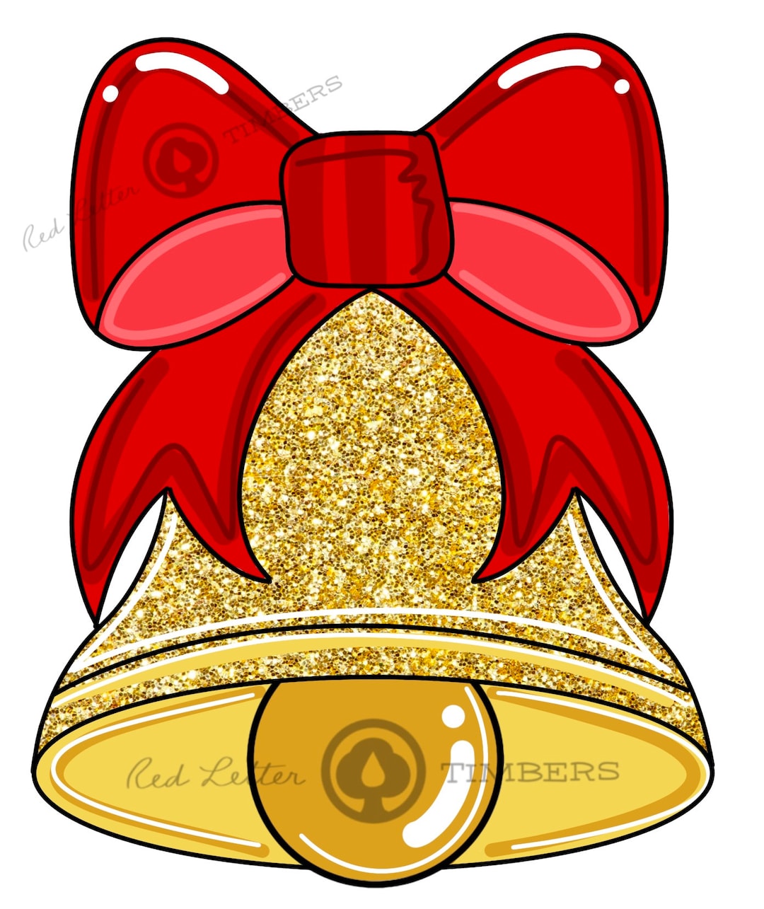 TEMPLATE- Christmas Bell With Bow Door Hanger Template - Etsy