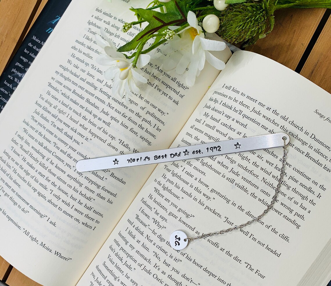 Best Dad bookmark personalized Gift for dad grandpa Custom | Etsy