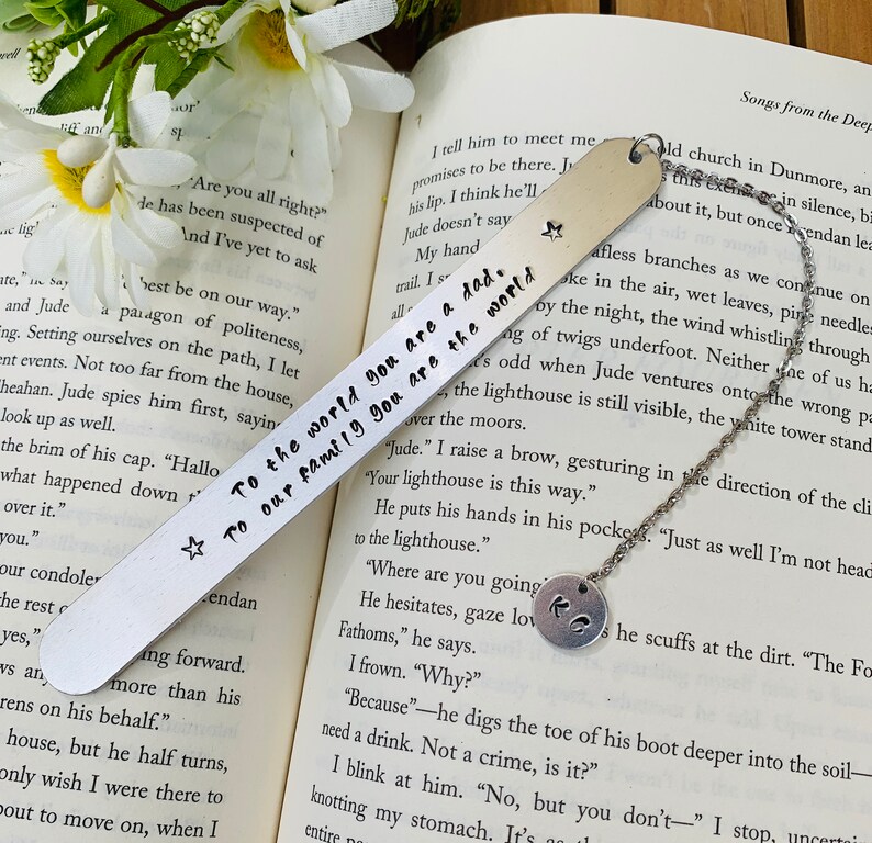 Dad bookmark custom dad gift Father's Day gift | Etsy