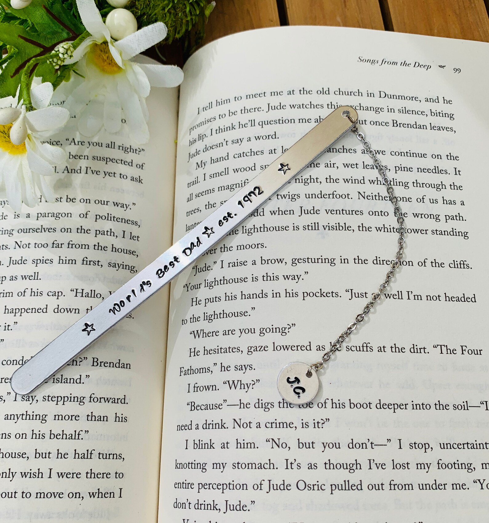 Best Dad bookmark personalized Gift for dad grandpa Custom | Etsy