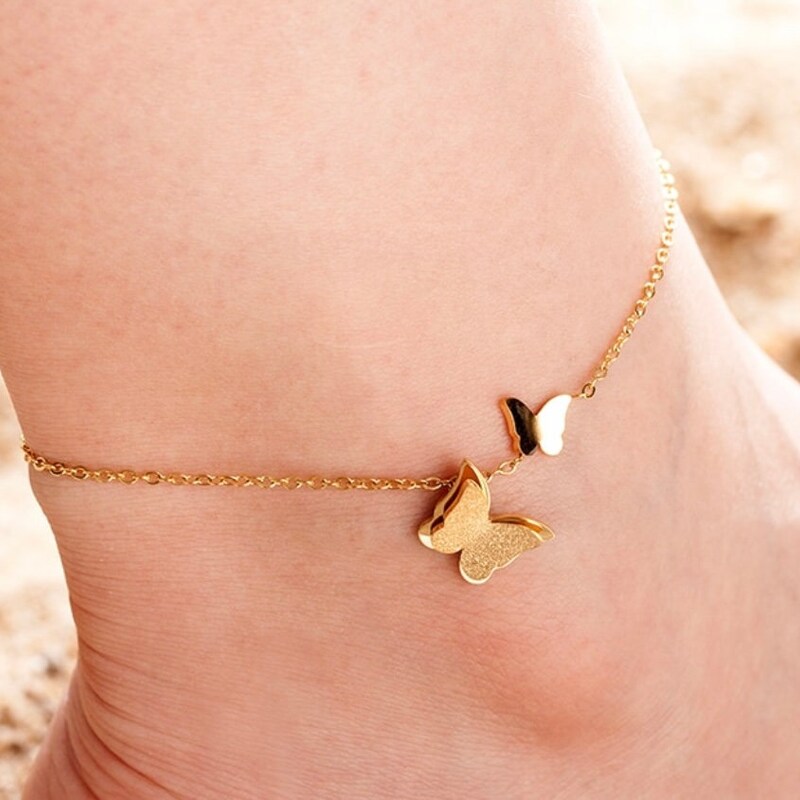 Anklets Butterfly - Etsy