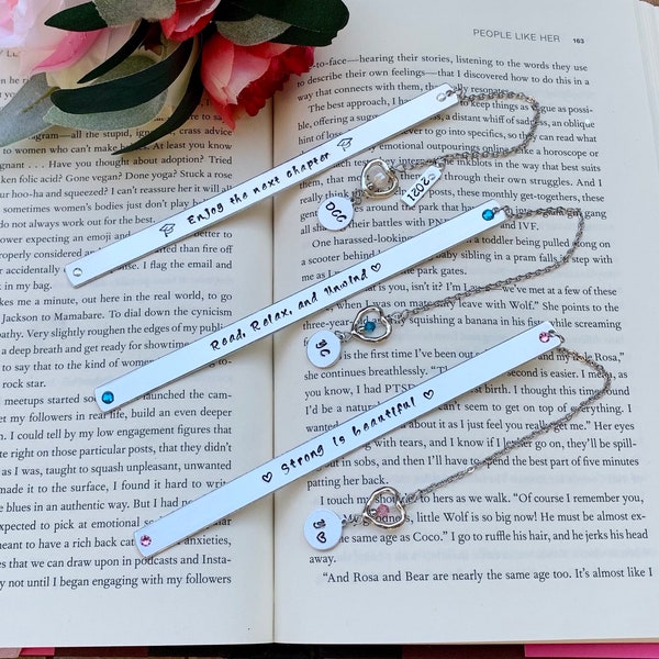 Metal Bookmark - Etsy