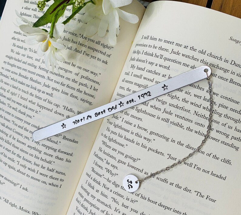 Best Dad bookmark personalized Gift for dad grandpa Custom | Etsy