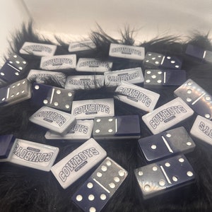 Cowboys Double Six Dominos - Etsy