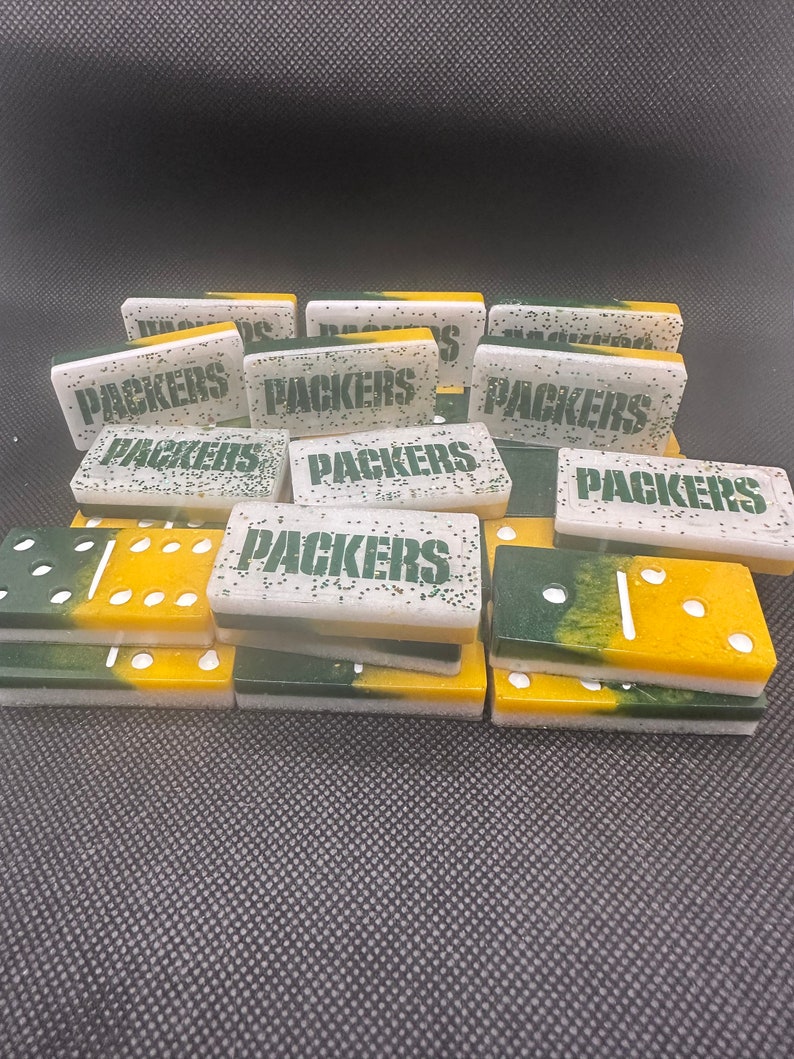 Green Bay Packers Dominoes - Etsy