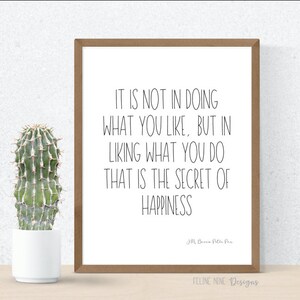 J.M. Barrie Quote, Peter Pan Quote, Literary Printable Quote, Literary ...