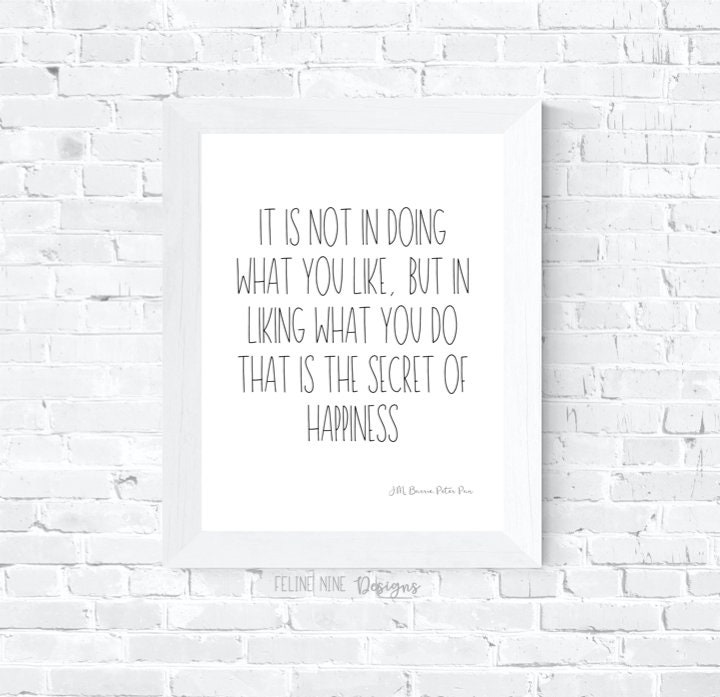 J.M. Barrie Quote, Peter Pan Quote, Literary Printable Quote, Literary ...