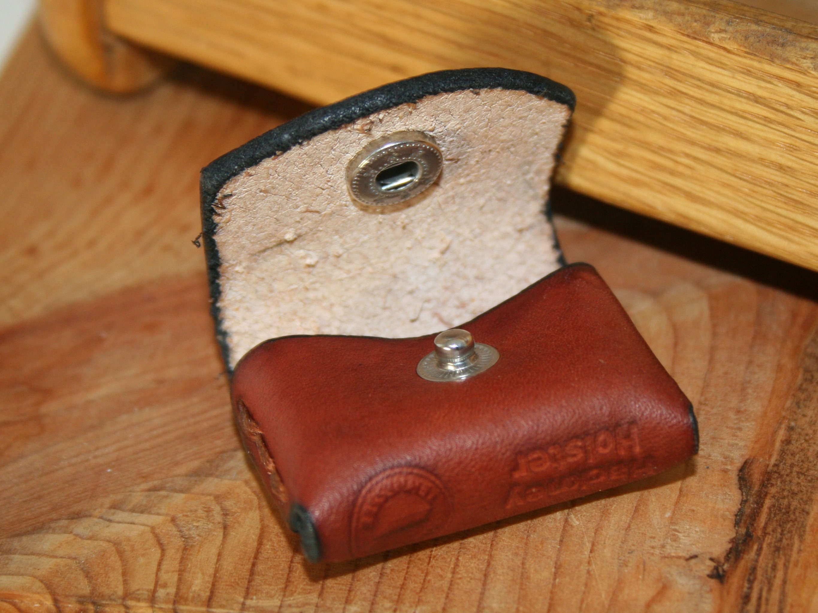 9 Mm Ammo Holder for Bond Arms. Leather Ammo Wallet. for Pocket Carry ...