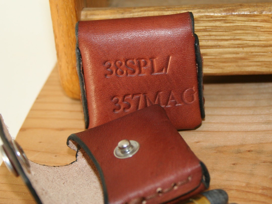 38 SPL / 357 MAG Ammo Holder Bond Arms, Leather, Holds 4 Rounds 38 or ...
