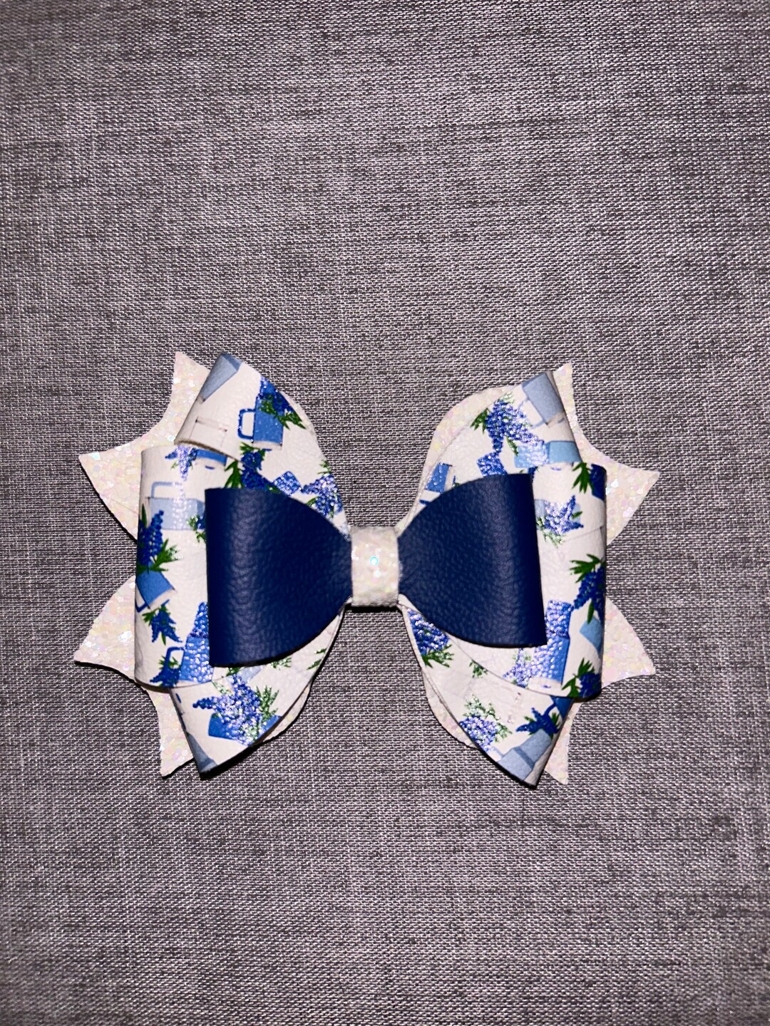 Stanley Hair Bow, Stanley Bow, Cold Cup Bow, Blue Bow, Hair Accessories ...
