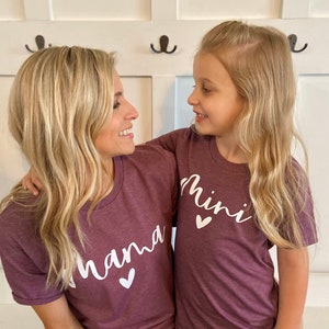 Mommy and Me Outfits, Mama and Mini Shirts, Mini Me Shirts, Mommy and ...
