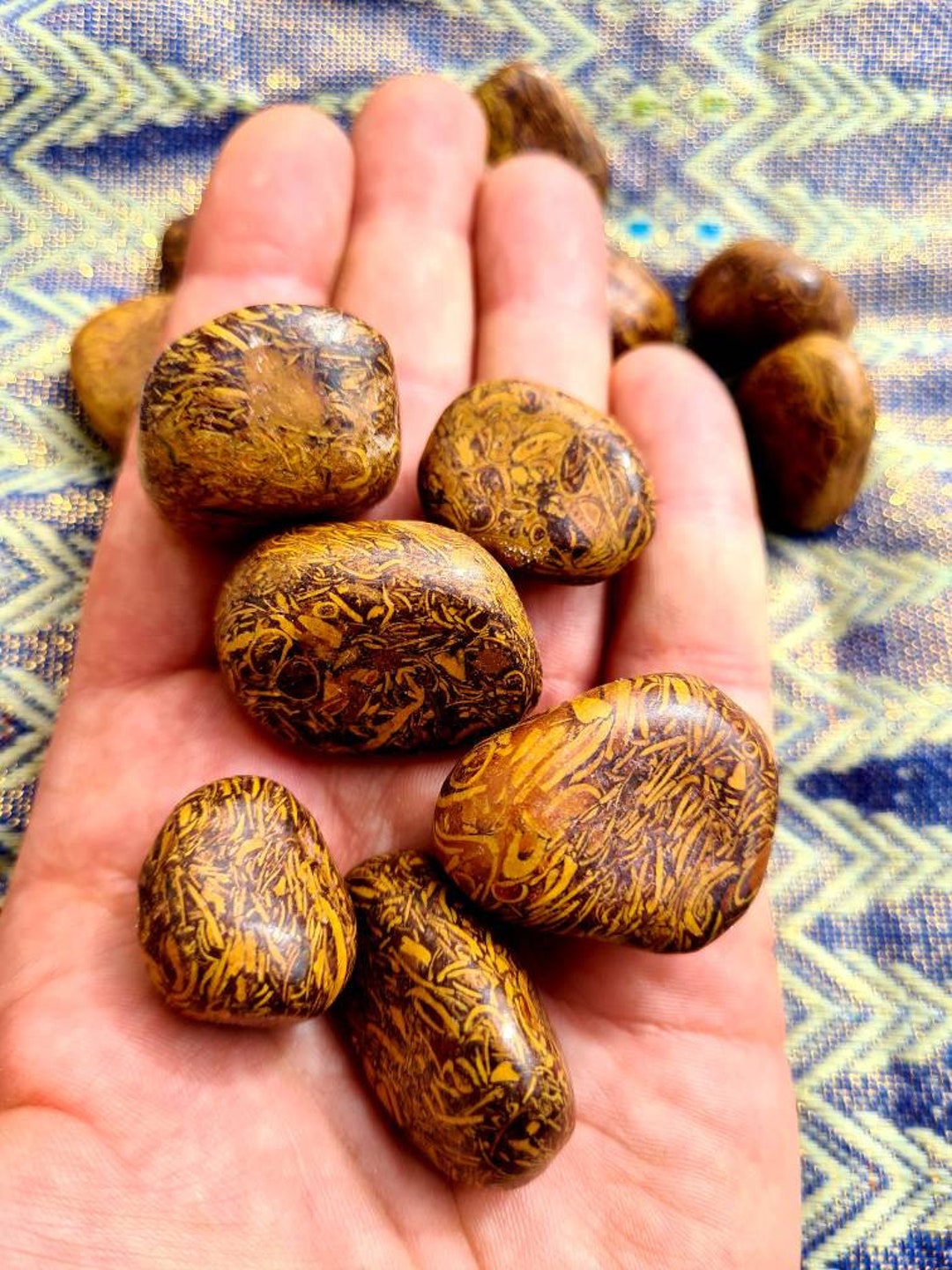 Calligraphy Jasper (mirium) Natural Healing Stone 20mm-30mm ...