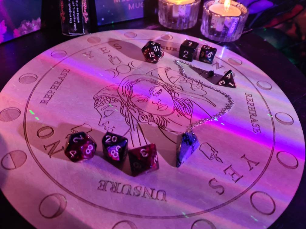 Moon Phases Witch Altar With FREE Altar Cloth Pentagram Oil - Etsy