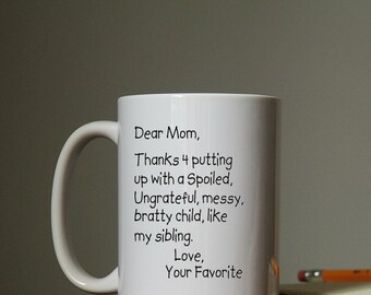 Dear Mom Svg | Etsy