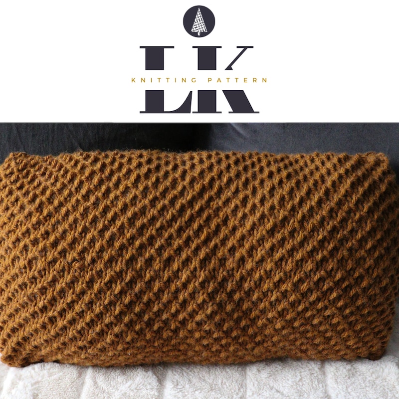 Knit Lumbar Pillow - Etsy