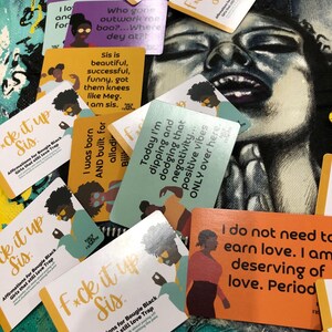 Affirmation Cards| Black Girl| Affirmation Deck| Self Care| Self Love ...