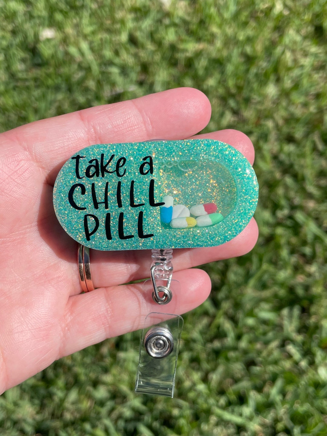 Pill Nurse Badge Reel || Med Badge Reel || Med Student || Rn || Lvn ...