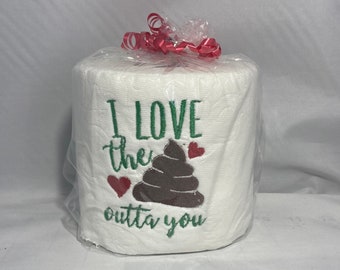 I Love Toilet Paper - Etsy